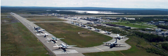 REMEMBERING GANDER Steel beam from World Trade Center he...